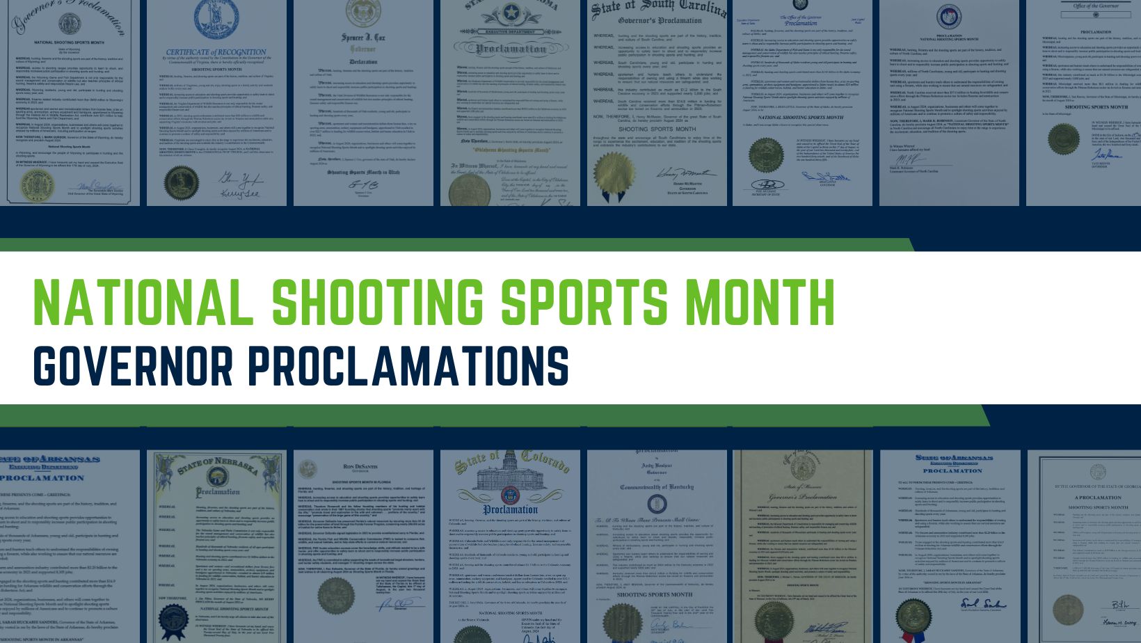Governors Celebrate National Shooting Sports Month • NSSF
